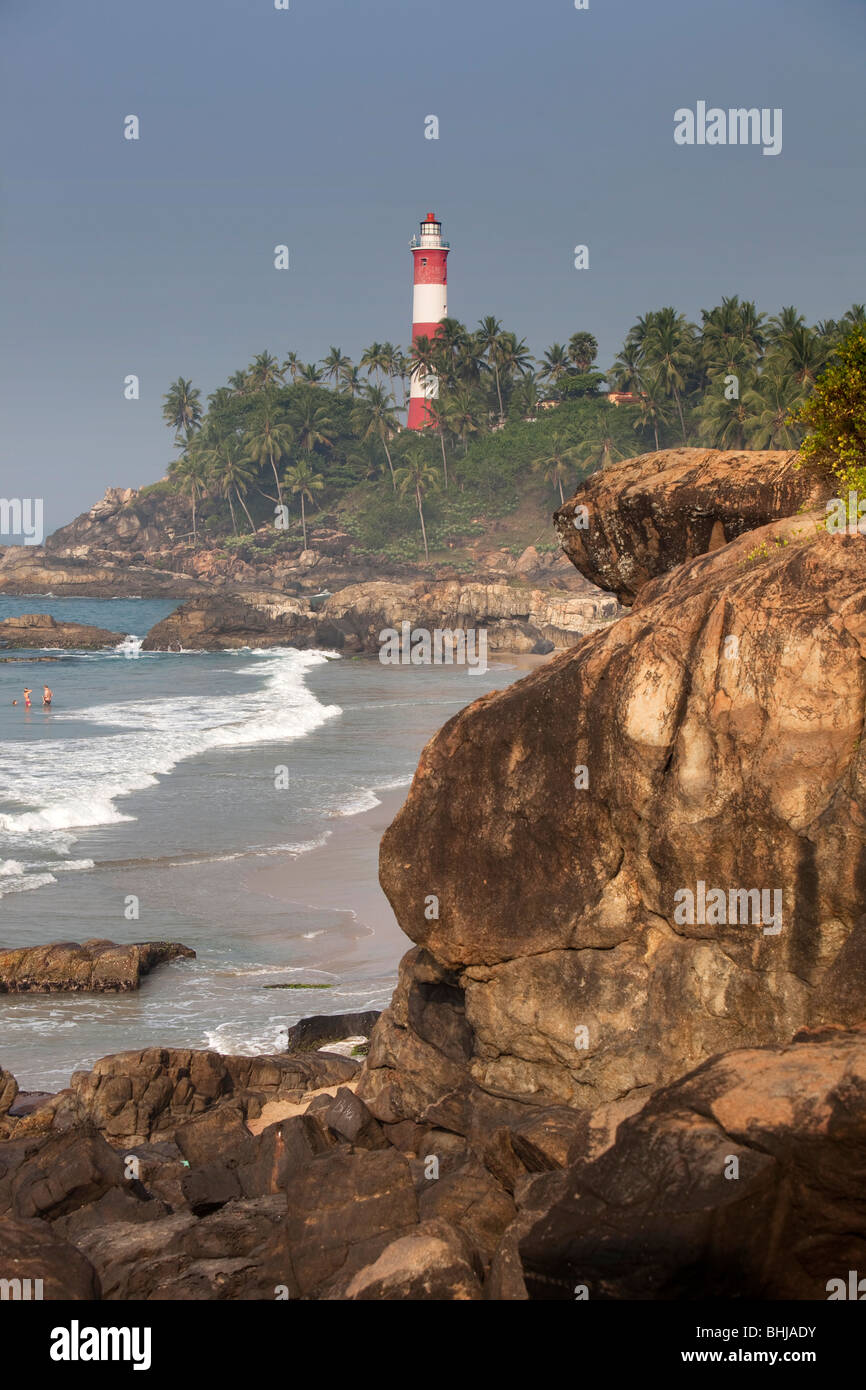 India, Kerala, Kovalam, Vizhinjam lighthouse Stock Photo - Alamy
