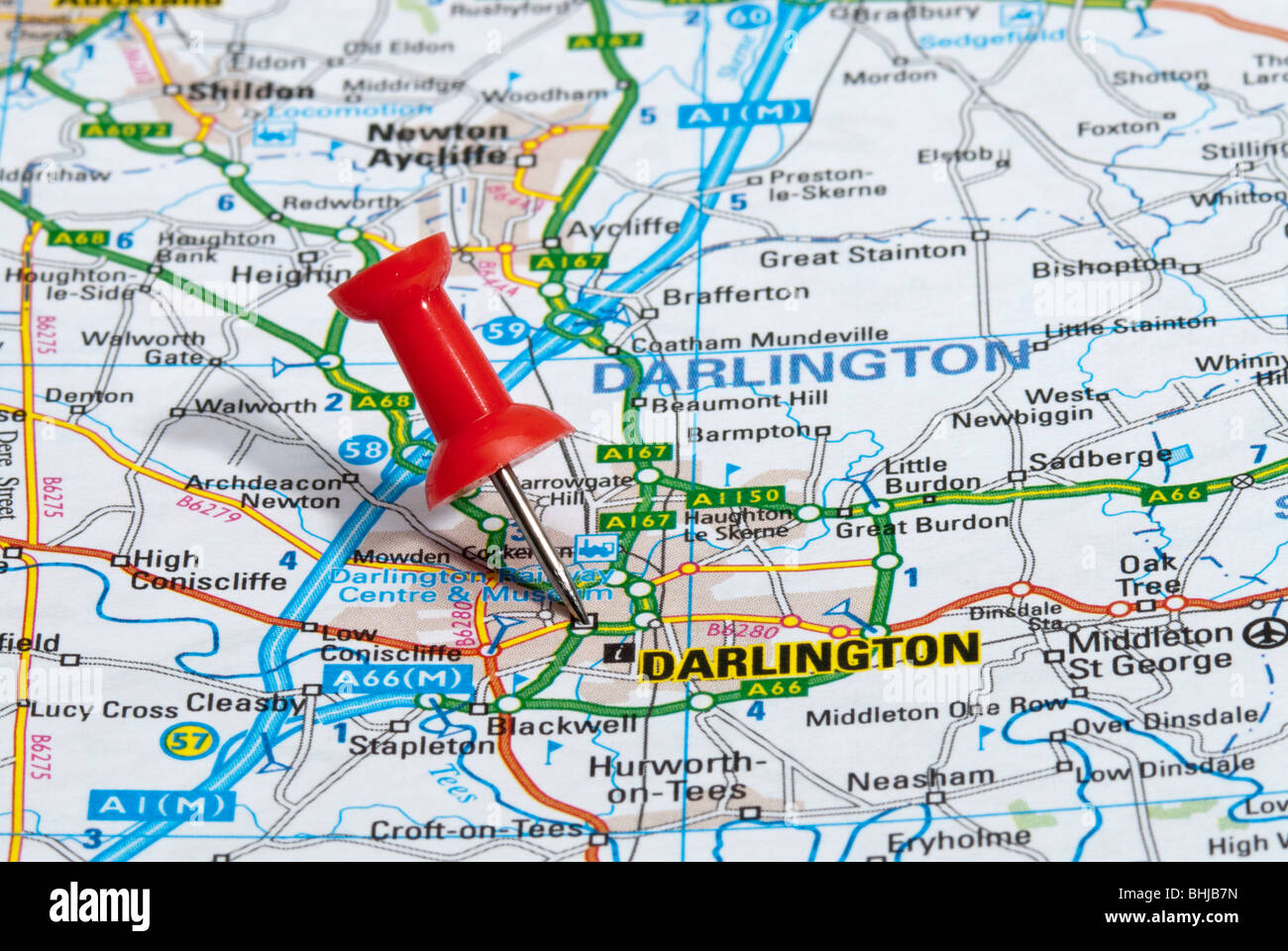 Town centre darlington county durham hi-res stock photography and ...