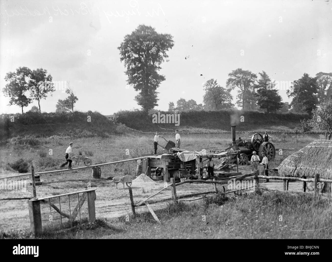 Brickmaking Black and White Stock Photos & Images - Alamy