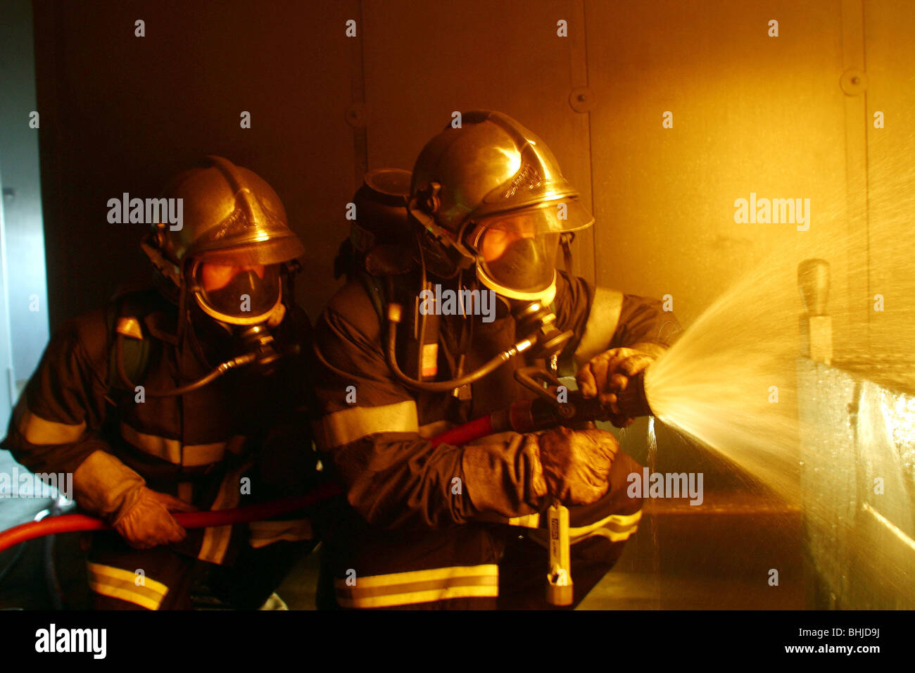 HOUSE ON FIRE, COLMAR, HAUT-RHIN (68), FRANCE Stock Photo - Alamy