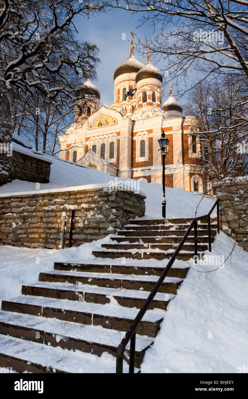 Nevsky orthodox church tallinn hi-res stock photography and images - Alamy