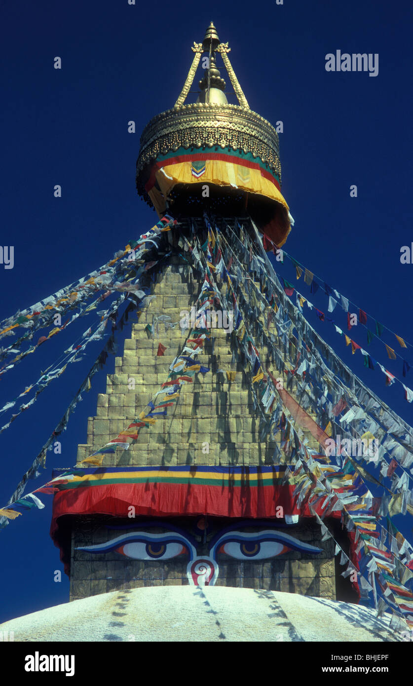 Stupa in Bodnath Stock Photo - Alamy
