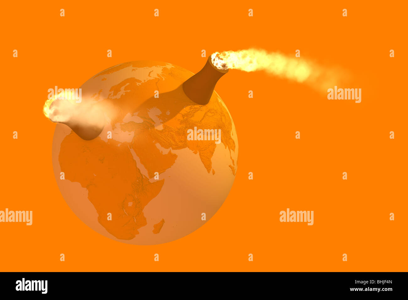 Destroying the environment Stock Photo - Alamy