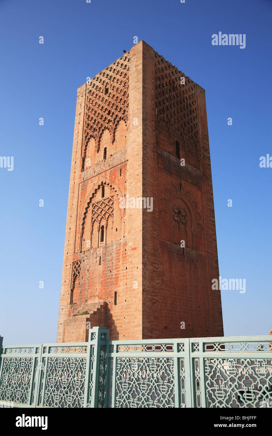 Hassan Tower Rabat Morocco North Africa Stock Photo - Alamy