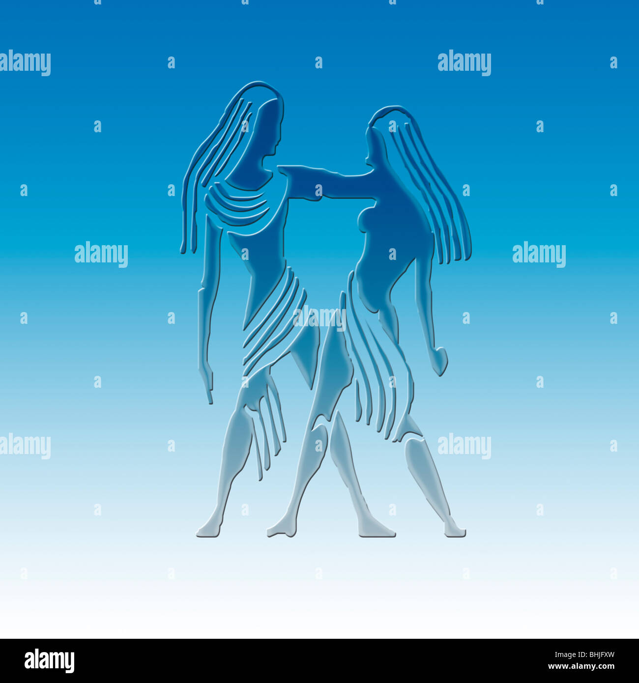 Gemini star sign hi-res stock photography and images - Alamy