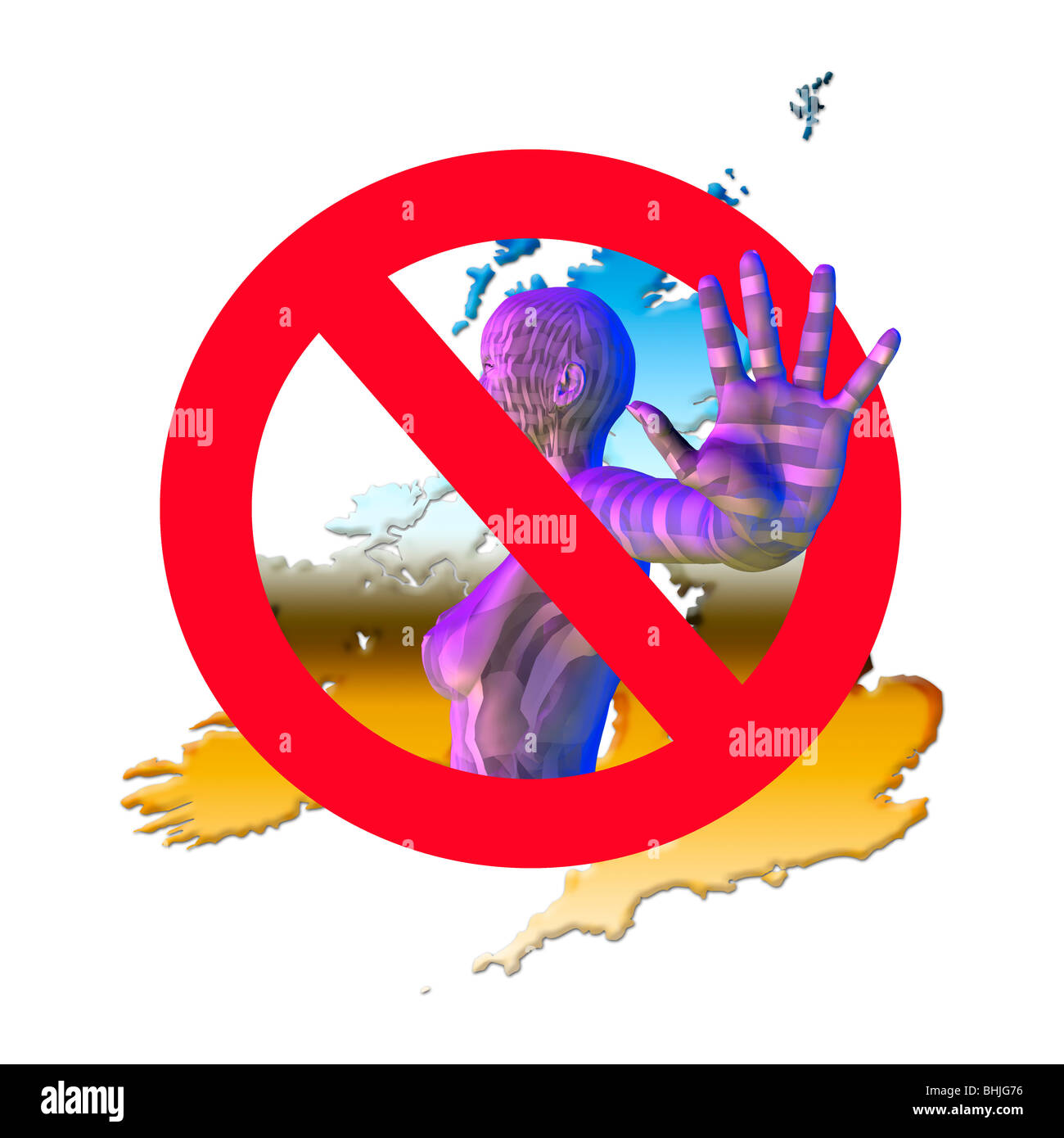 Keep out no entry hi-res stock photography and images - Alamy