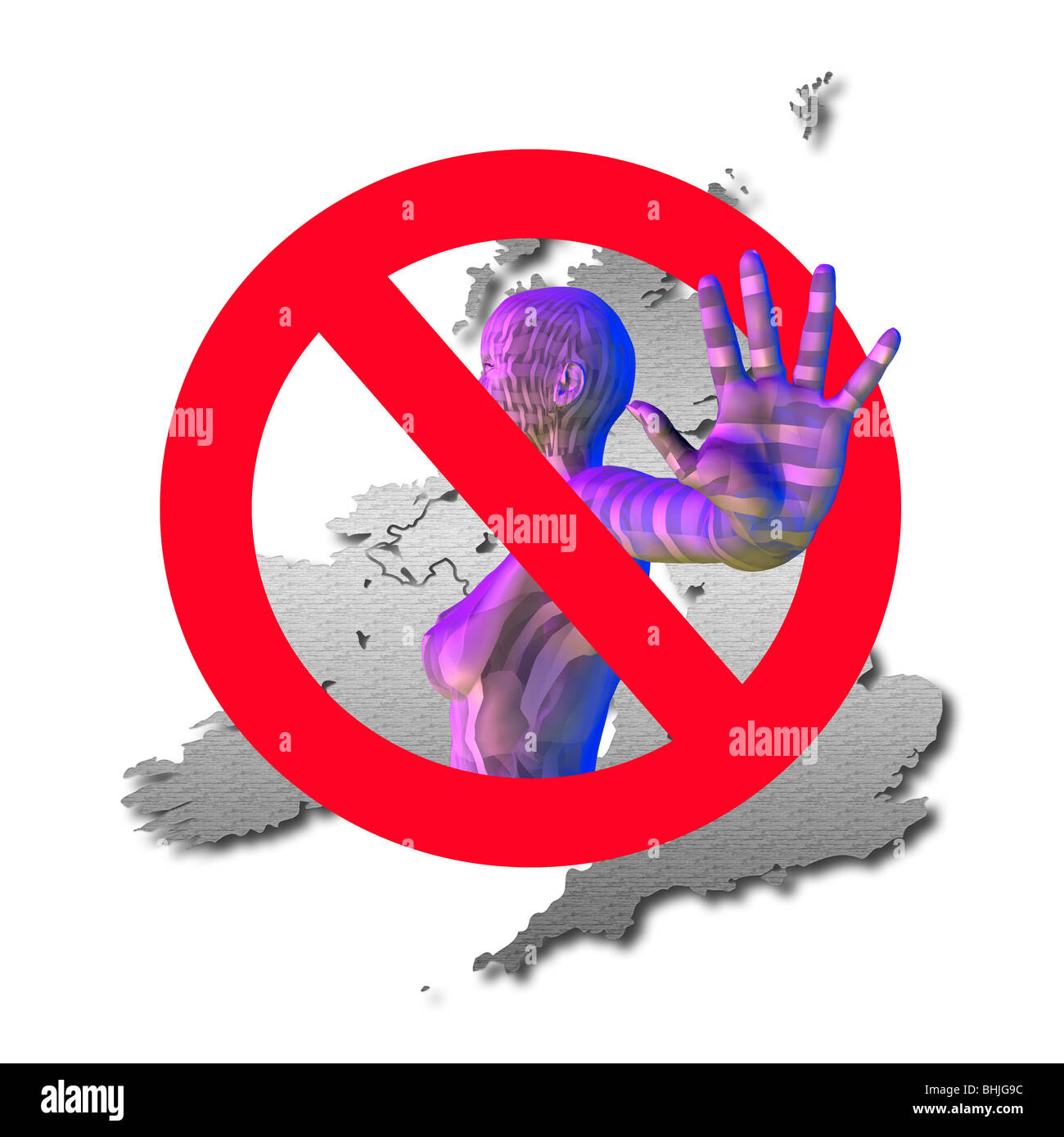 Keep out no entry hi-res stock photography and images - Alamy