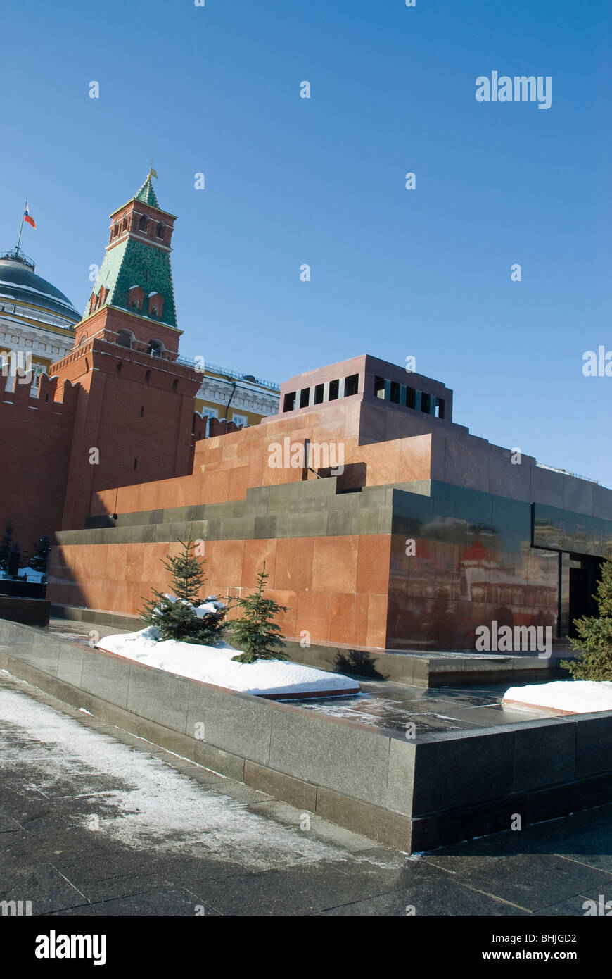 Moscow Kremlin Red Square with Lenin tomb Stock Photo - Alamy