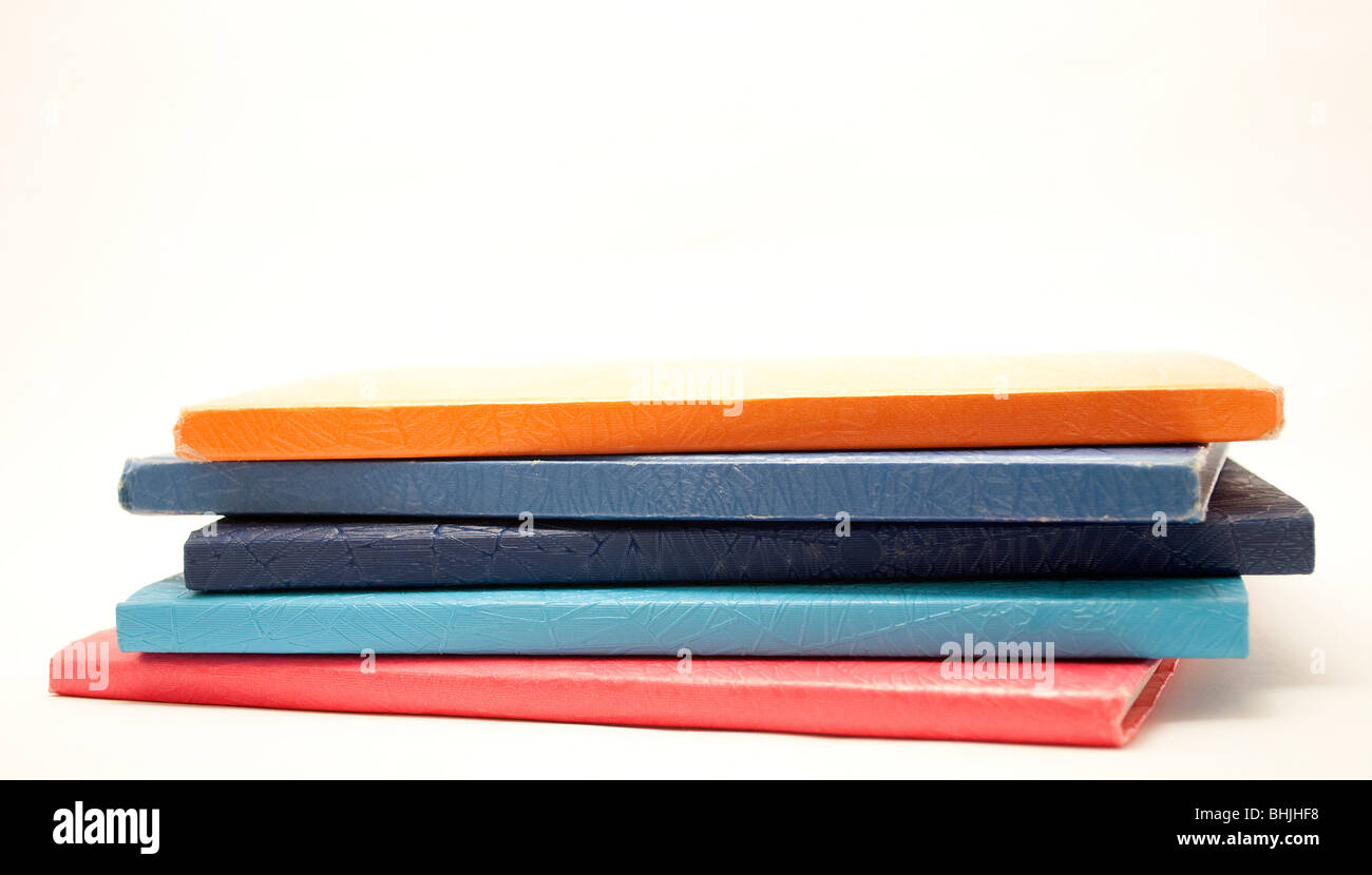 Stacked notebooks hi-res stock photography and images - Alamy Stacked notebooks hi-res stock photography and images - Alamy