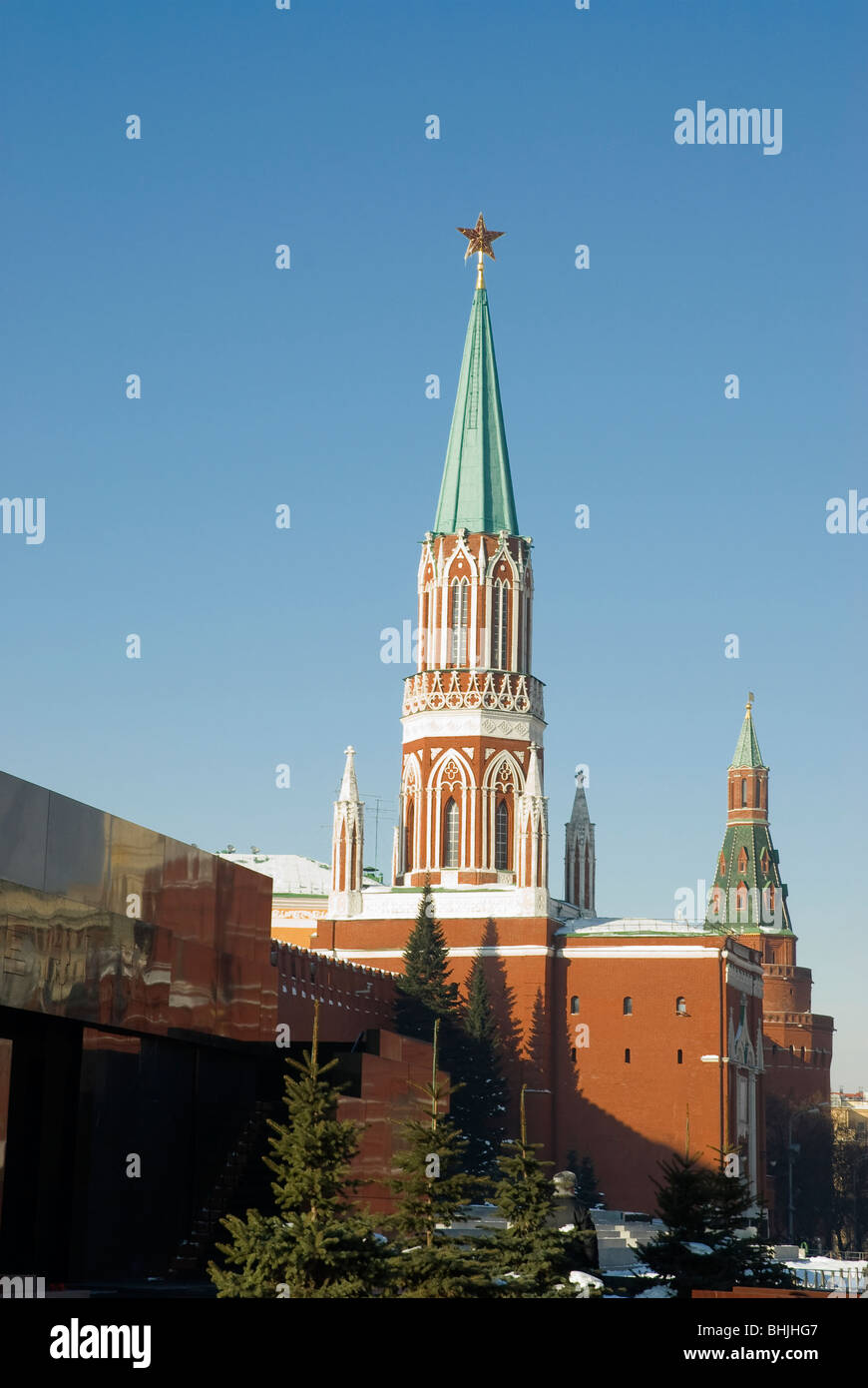 Moscow Kremlin towers Stock Photo - Alamy