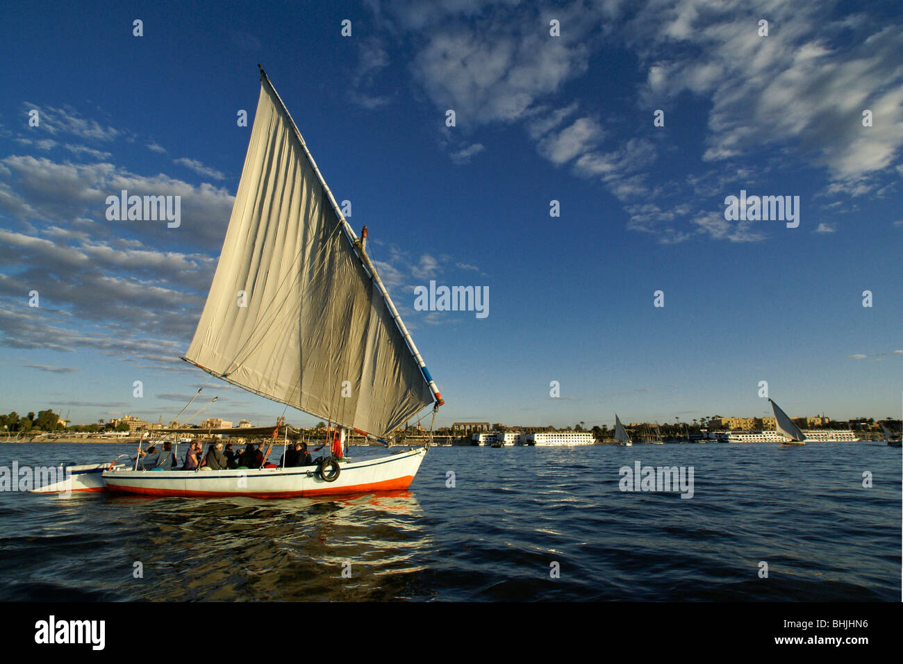 Nile felucca hi-res stock photography and images - Alamy