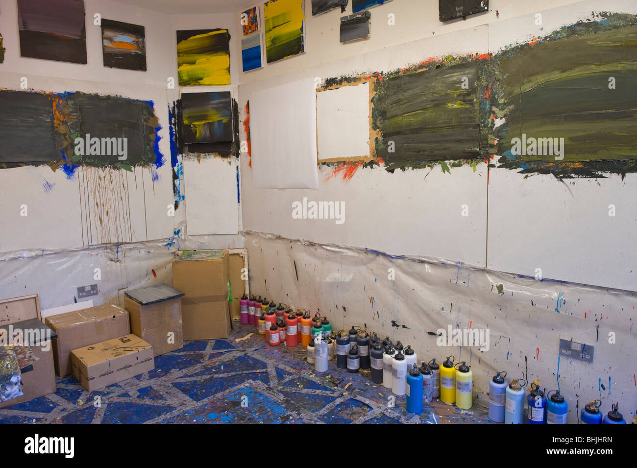 Welsh artist painting hi-res stock photography and images - Alamy
