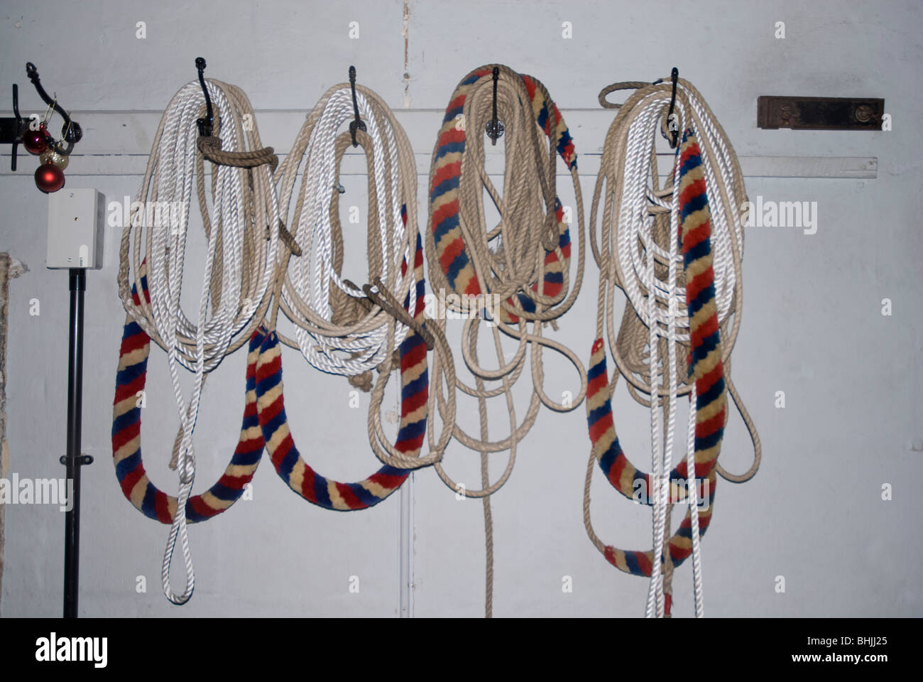Bell ropes hi-res stock photography and images - Alamy