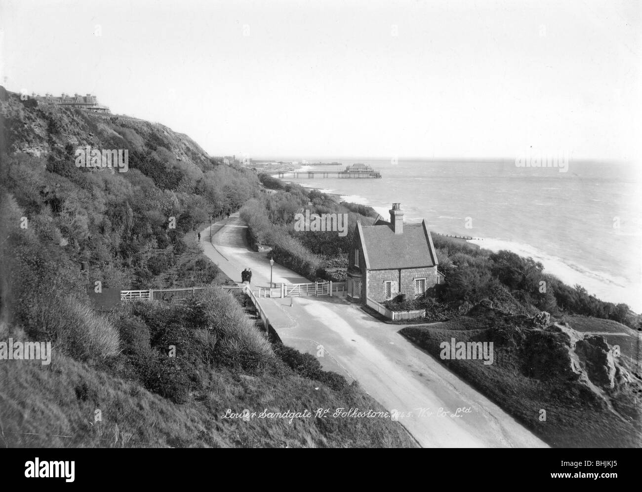 Lower Sandgate Road, Sandgate, Folkestone, Kent, 1890-1910. Artist ...