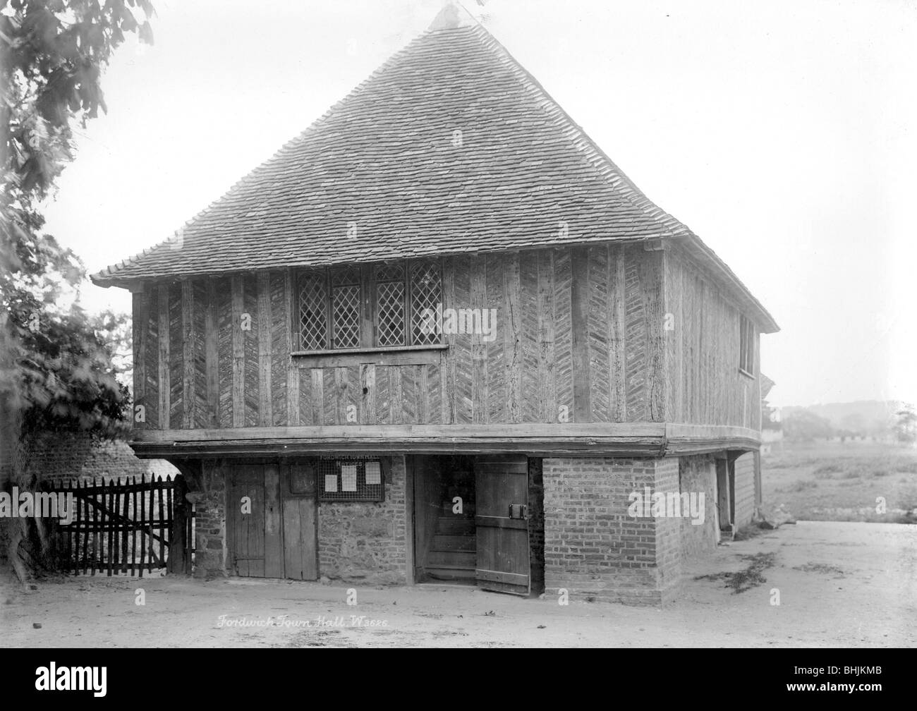 Town Hall, Fordwich, Kent, 1890-1910. Artist: Unknown Stock Photo - Alamy
