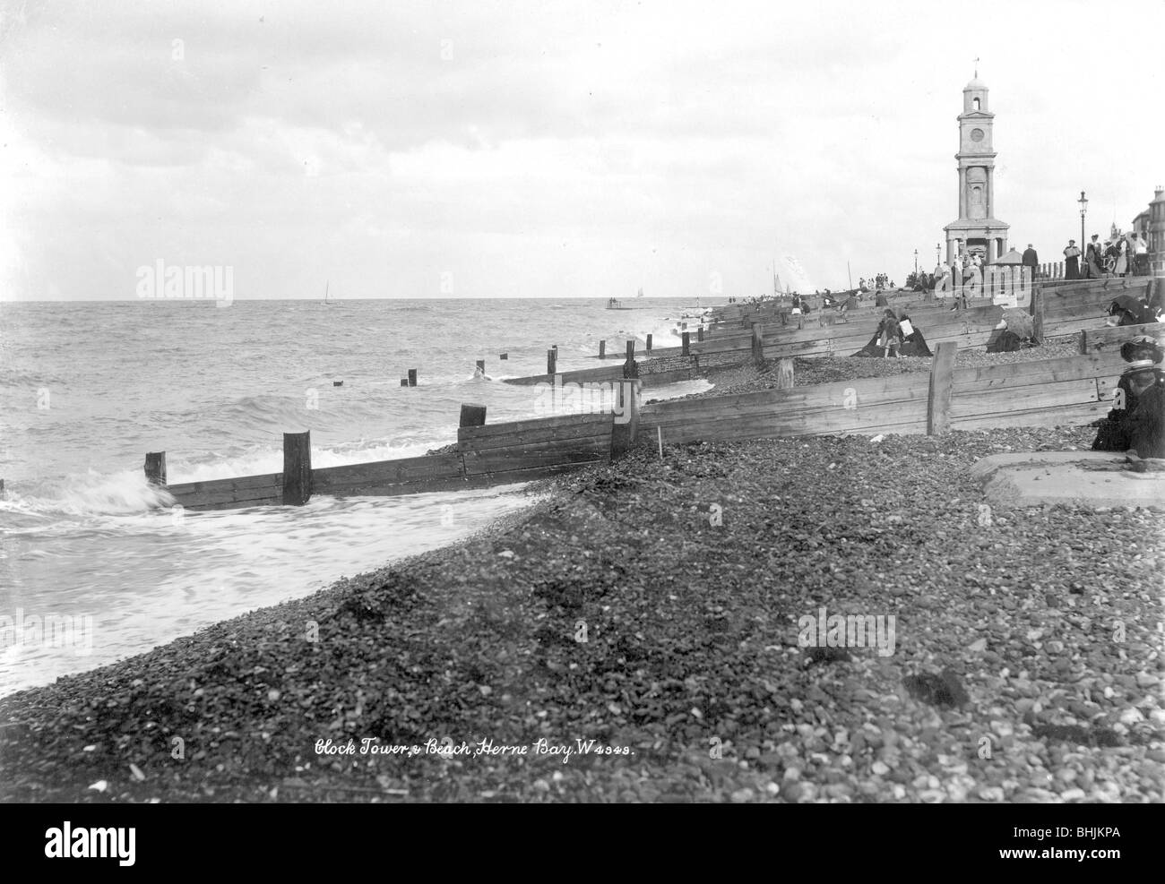 Clock tower resort Black and White Stock Photos & Images - Alamy