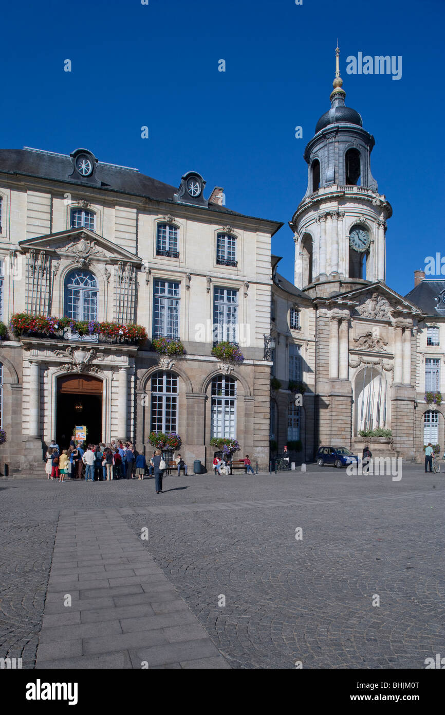Hotel de Ville, Rennes, Brittany, France Stock Photo - Alamy
