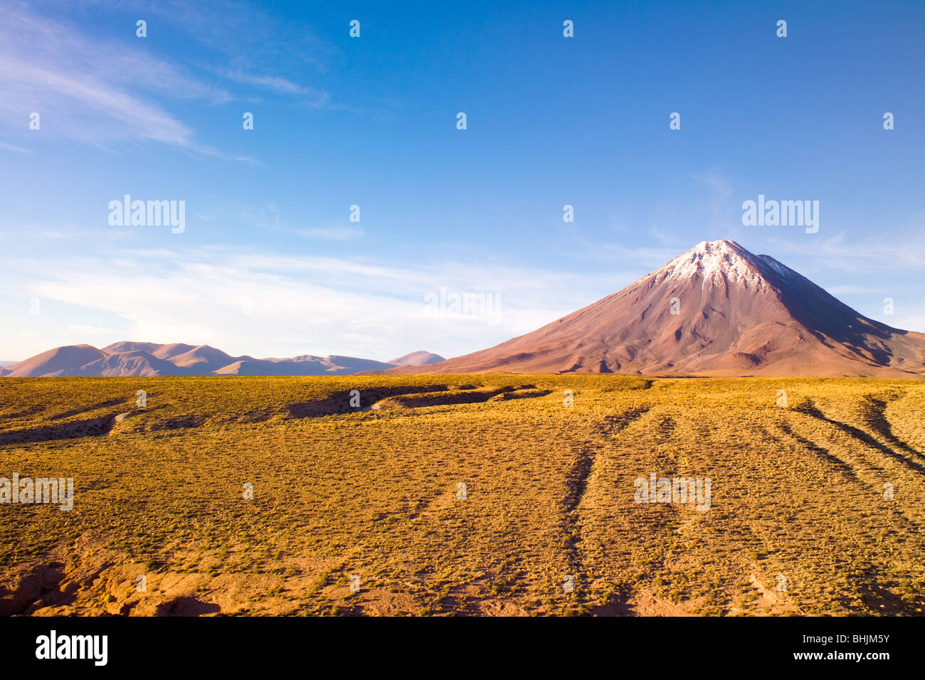 Licancabur Volcano at the Altiplano, San Pedro de Atacama, Atcama ...