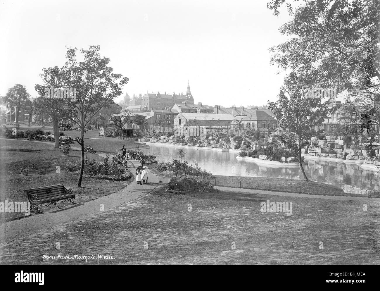 Dane Park, Margate, Kent, 1896-1910. Artist: Unknown Stock Photo - Alamy
