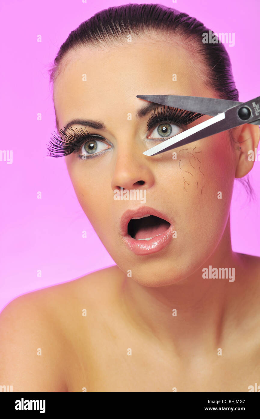 BEAUTY; GIRL; FACE; SKIN; CLEAR; MAKEUP; PORTRAIT; HEAD; STUDIO; CLOSE ...