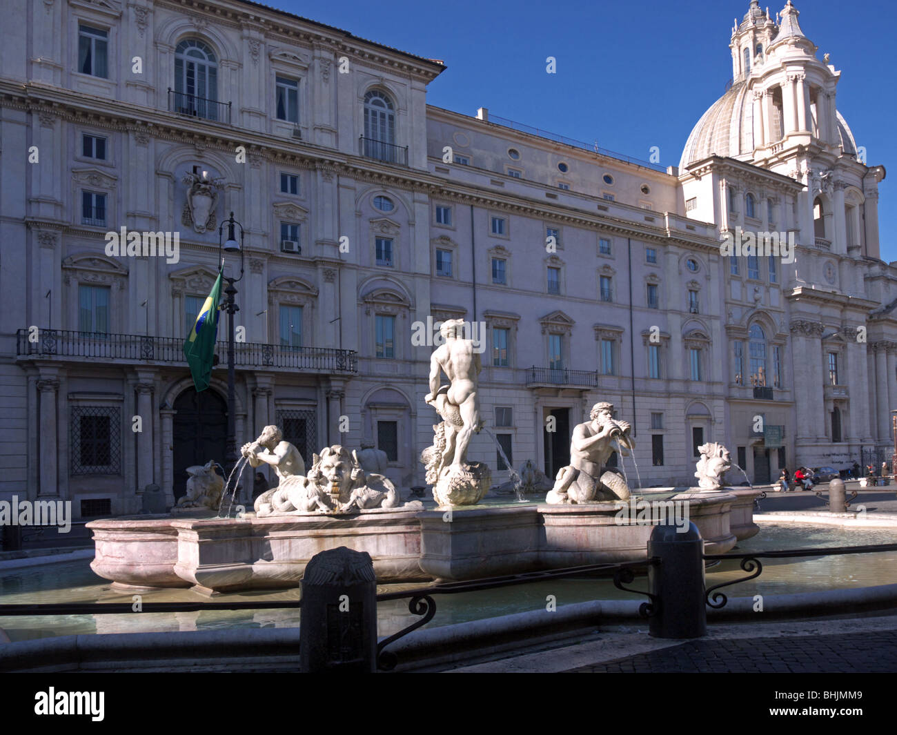 Piazza Navona Rome Italy Stock Photo - Alamy