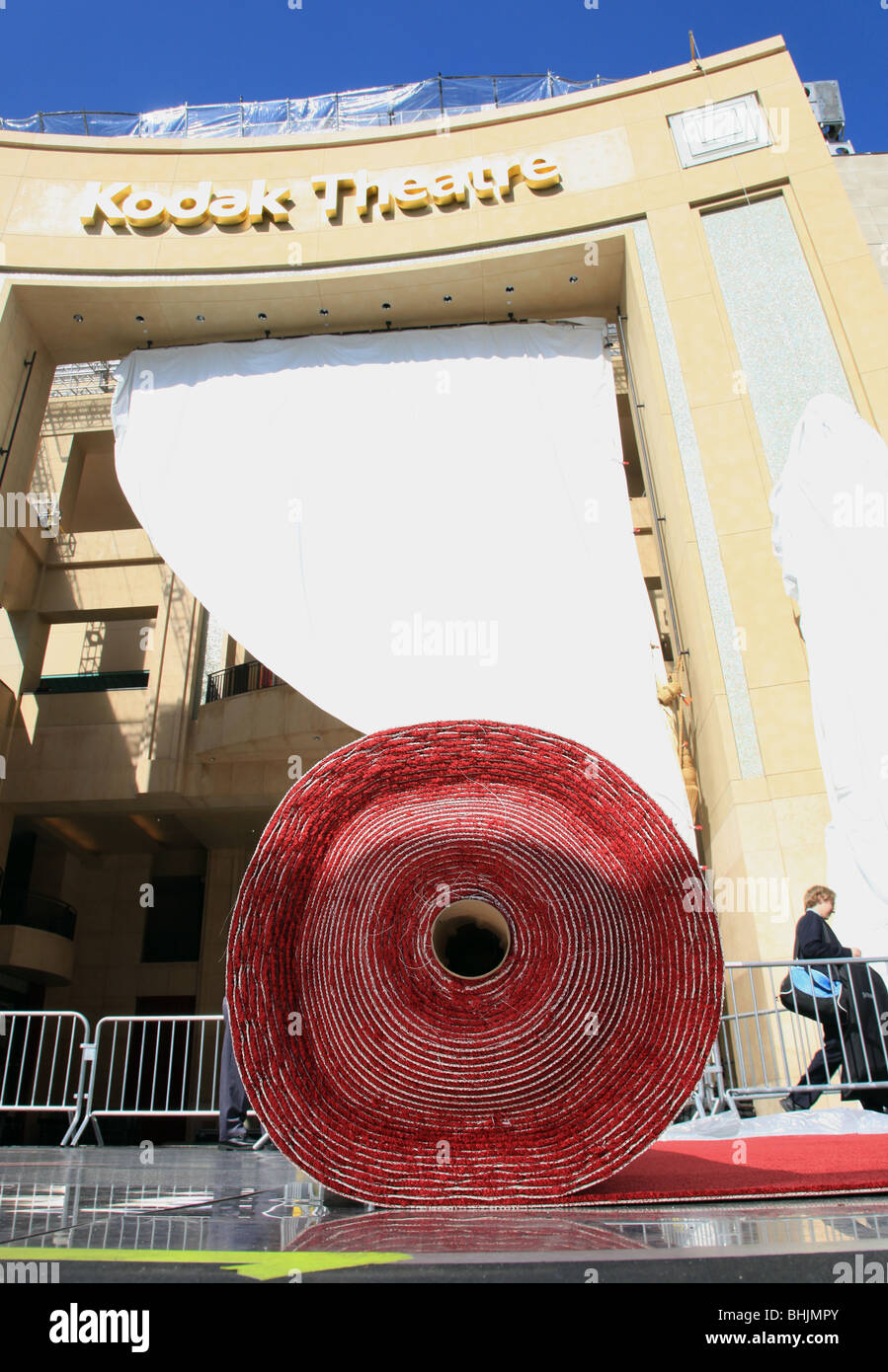 ROLLING OUT THE RED CARPET 81ST ACADEMY AWARDS SET UP HOLLYWOOD LOS ...