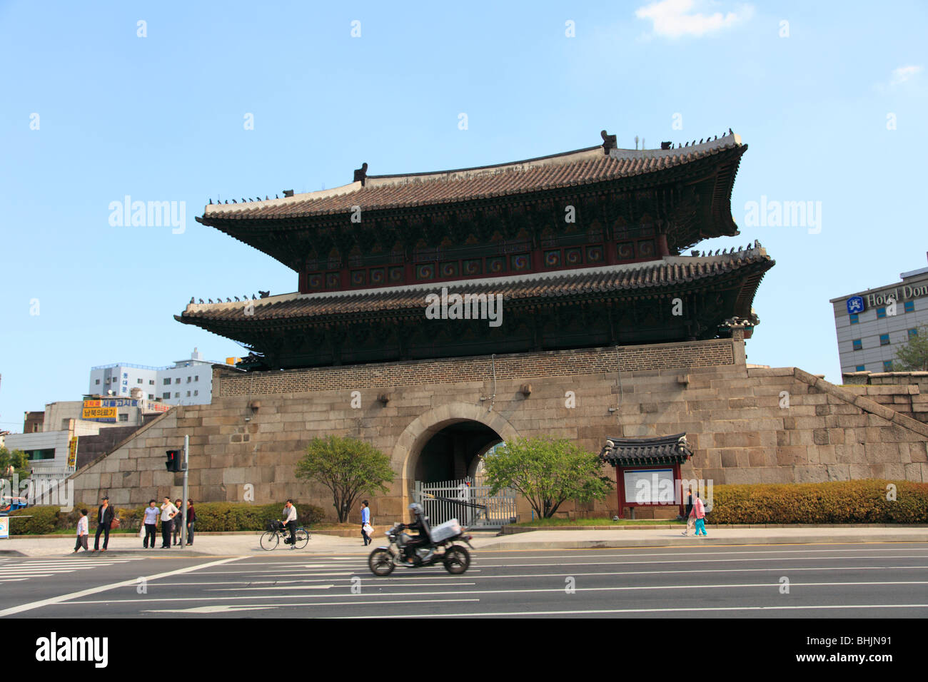 Dongdaemun Gate, Great Eastern Gate, Seoul, South Korea, Asia Stock ...