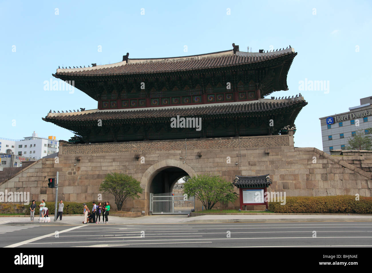 Dongdaemun Gate, Great Eastern Gate, Seoul, South Korea, Asia Stock ...