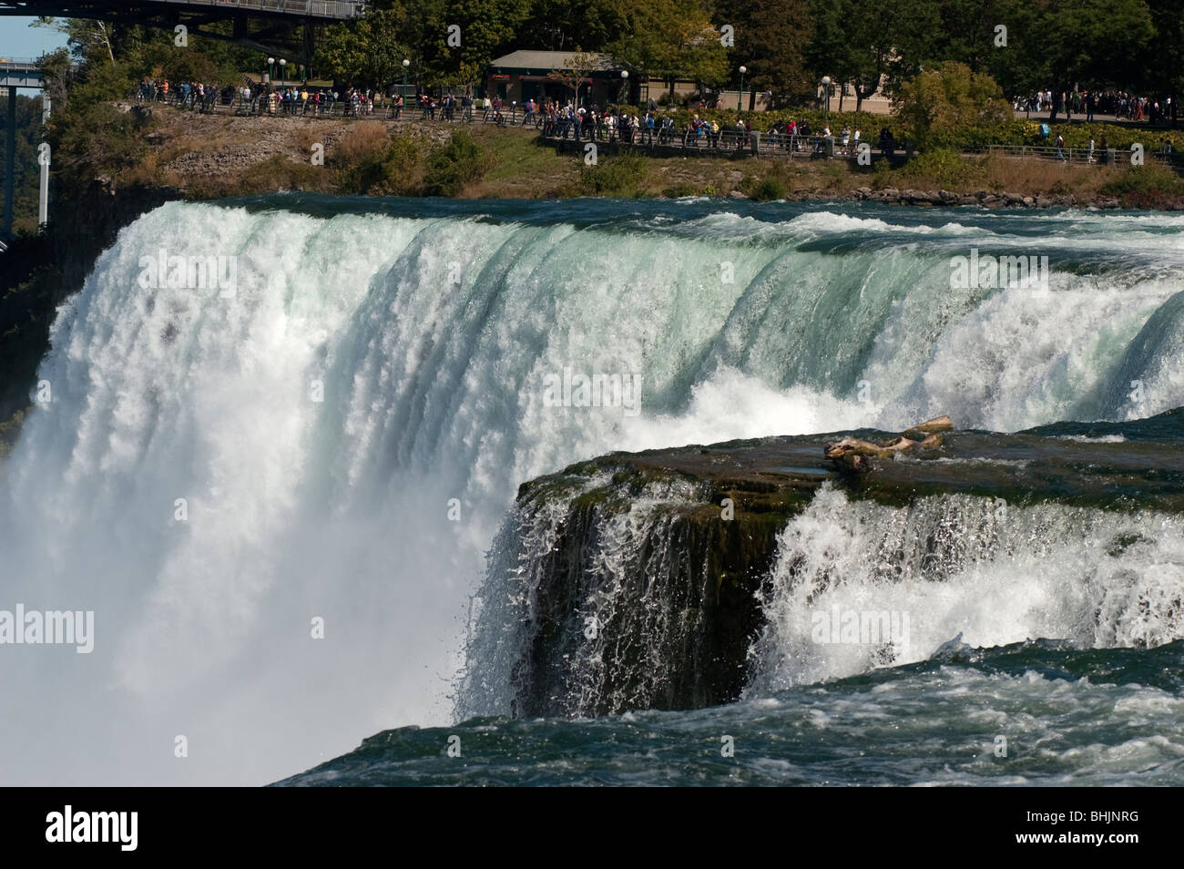 American Falls as seen from US side of Niagara Falls, Niagara Falls ...