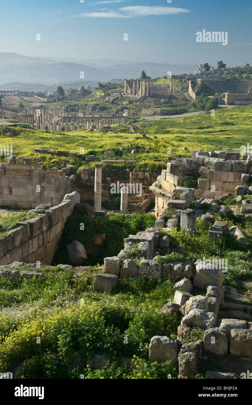 Roman ruins jerash in hi-res stock photography and images - Alamy