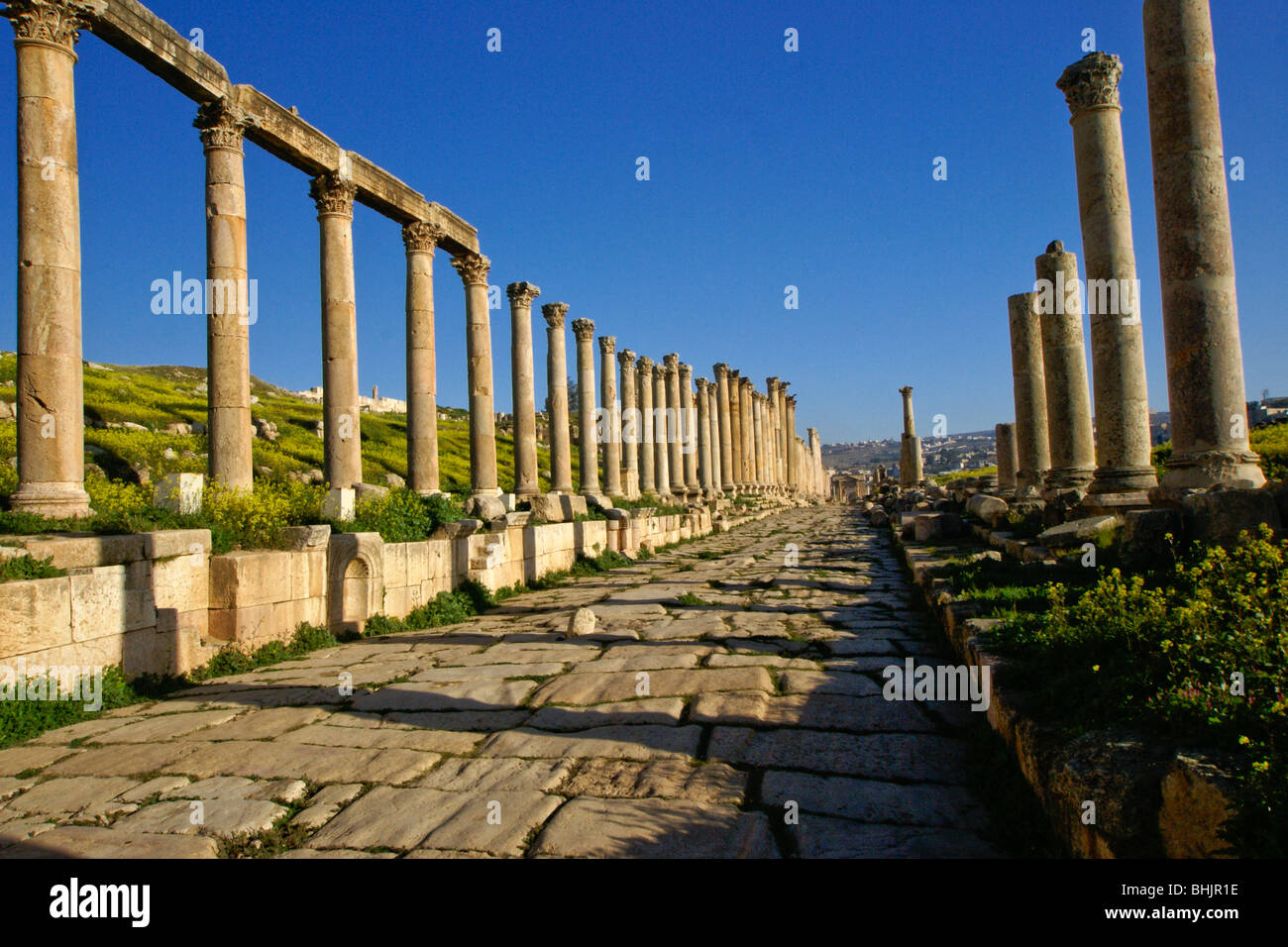 Roman ruins jerash in hi-res stock photography and images - Alamy