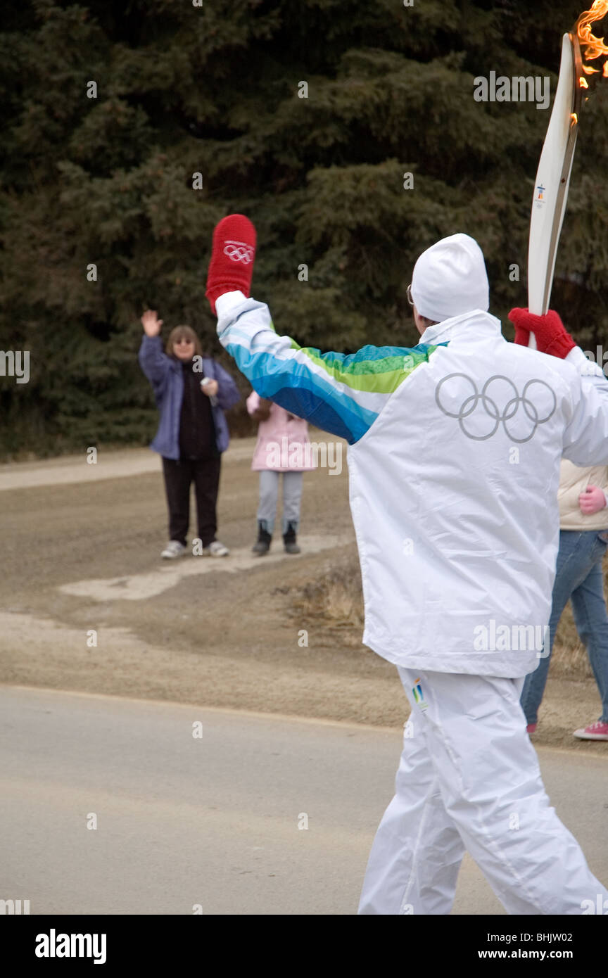 Olympic torch bearer hi-res stock photography and images - Alamy