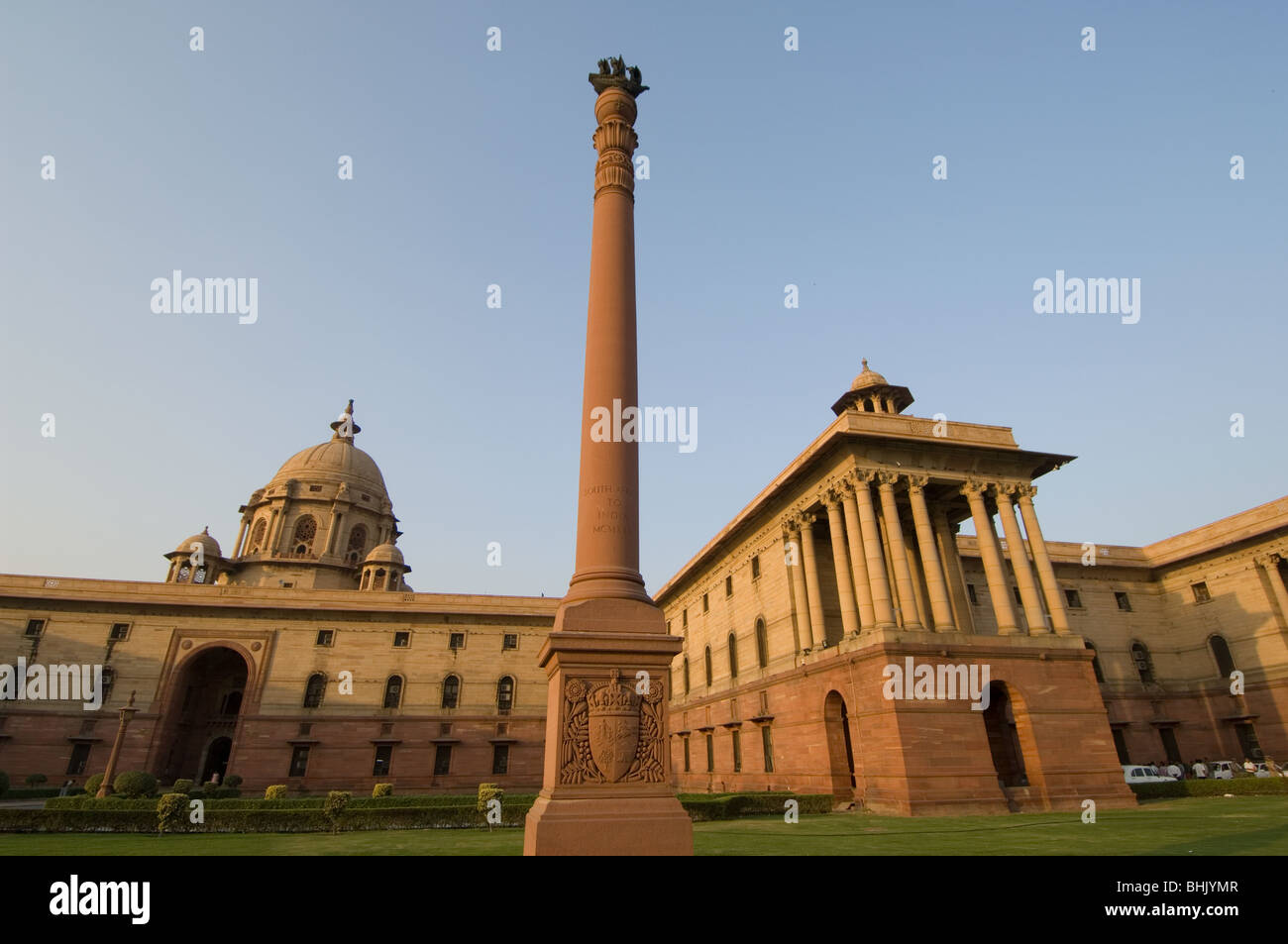 Lutyens' architecture of India's government buildings along Raj Path ...