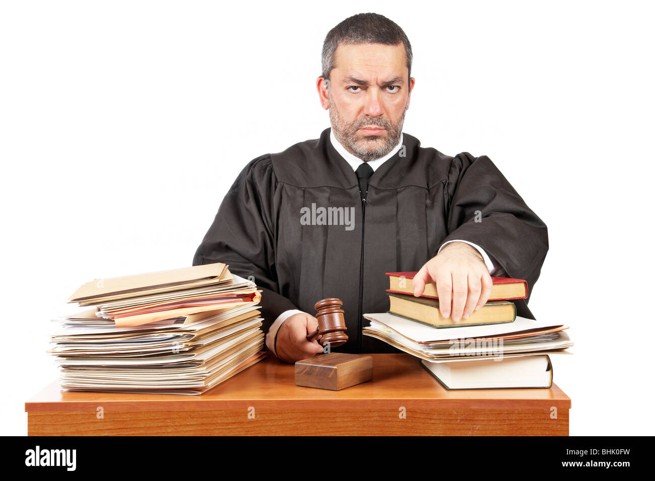 Judge striking gavel in hi-res stock photography and images - Alamy