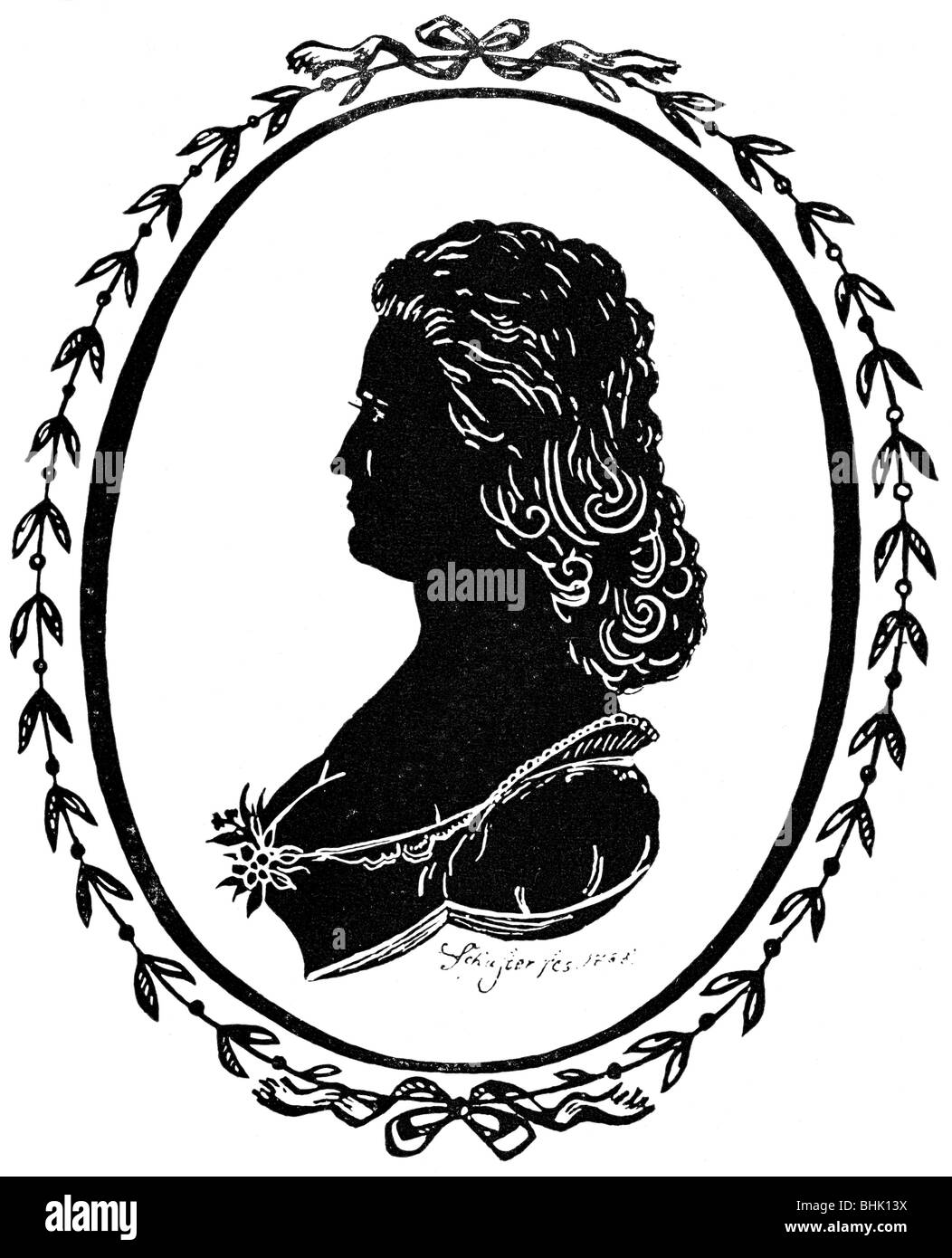 Neuber, Frederike Caroline, 9.3.1697 - 30.11.1760, German actress ...