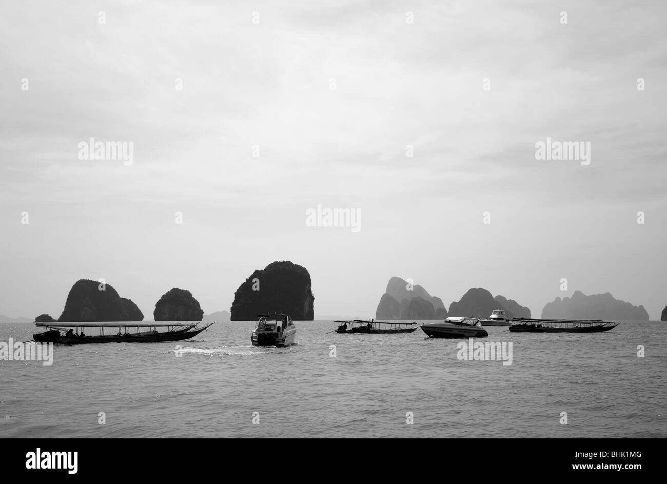 James bond island phang nga Black and White Stock Photos & Images - Alamy