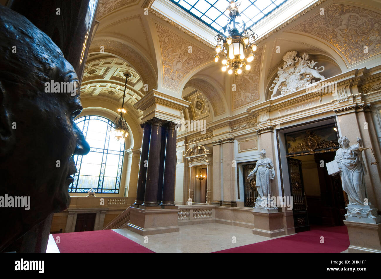 interior of guild hall, Hamburg, Germany Stock Photo - Alamy