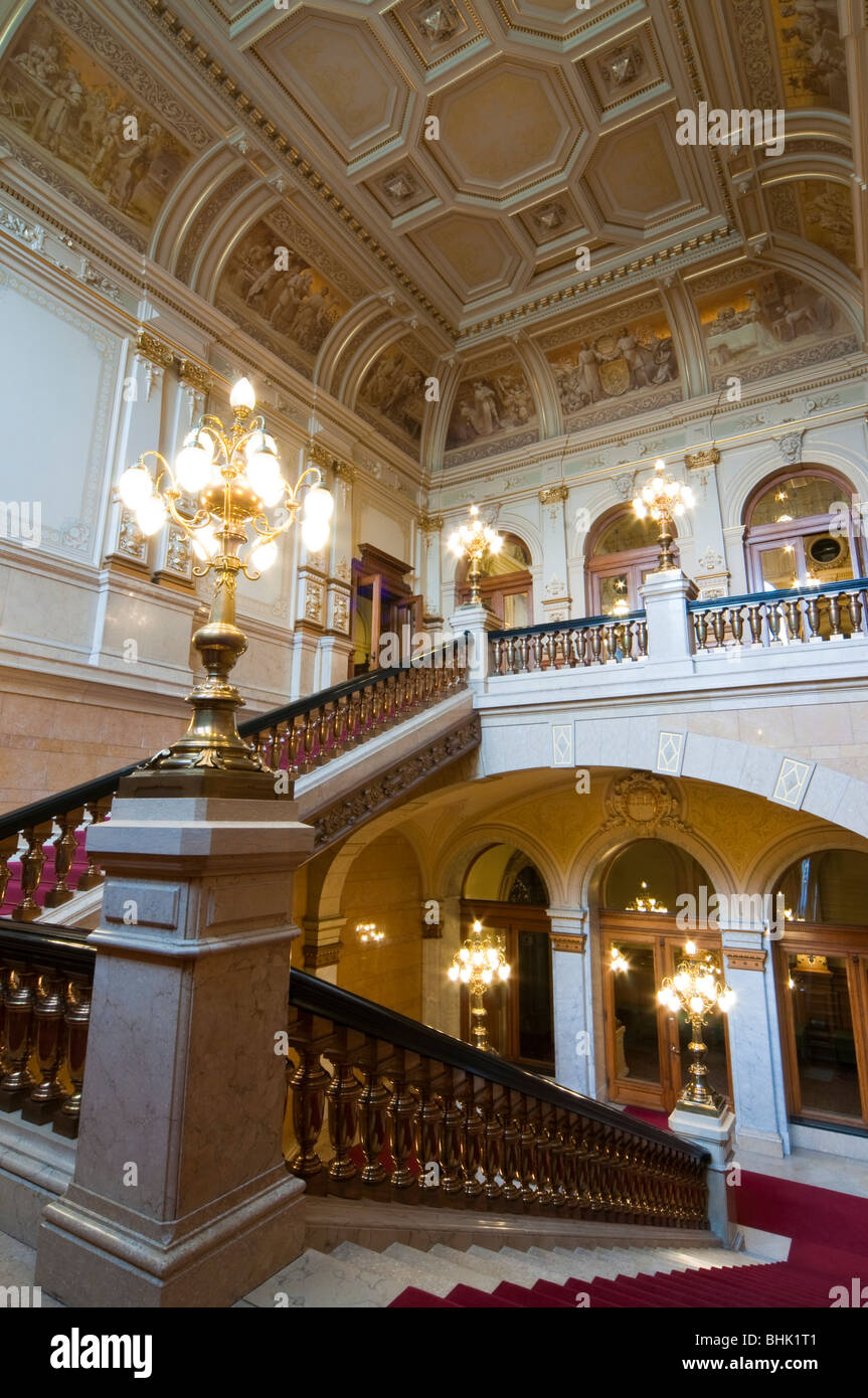 interior of guild hall, Hamburg, Germany Stock Photo - Alamy