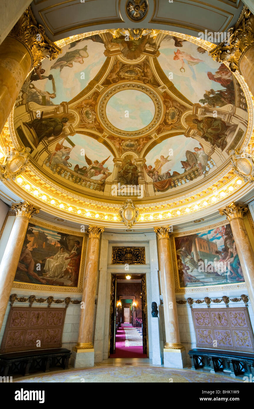 interior of guild hall, tower hall, Hamburg, Germany Stock Photo - Alamy