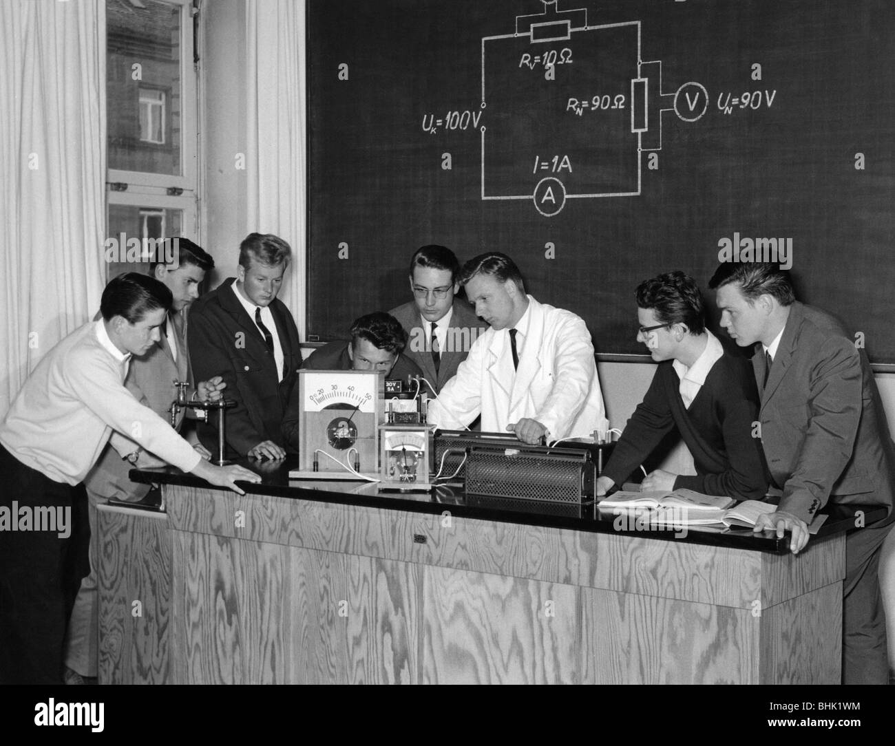 education, school, apprenticeship, circa 1960s Stock Photo - Alamy