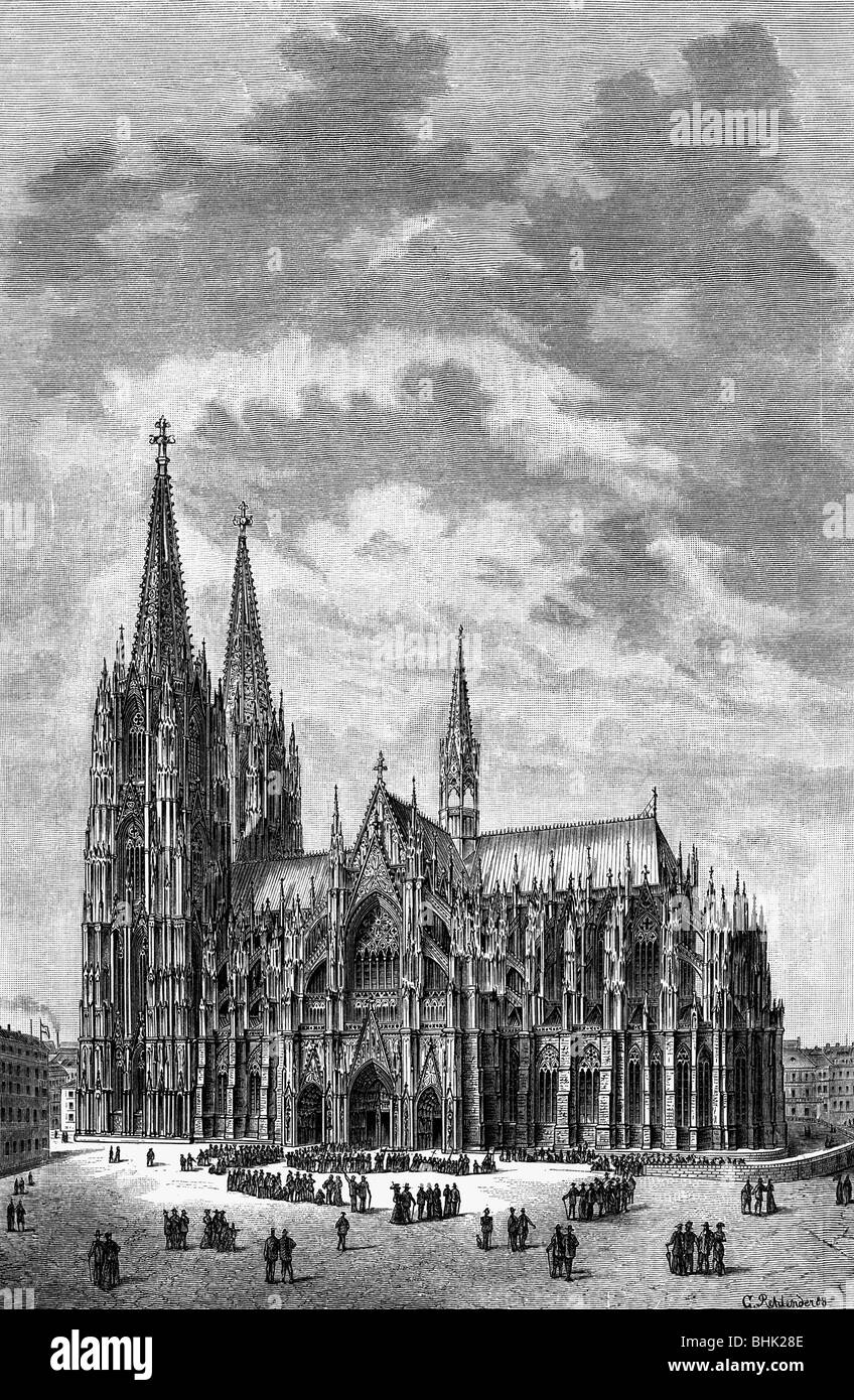 geography / travel, Germany, Cologne, churches, Cathedral, exterior ...