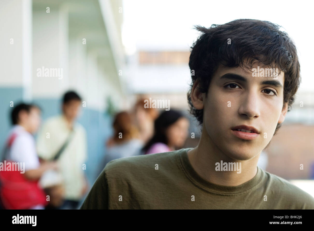 Male high school student, portrait Stock Photo - Alamy