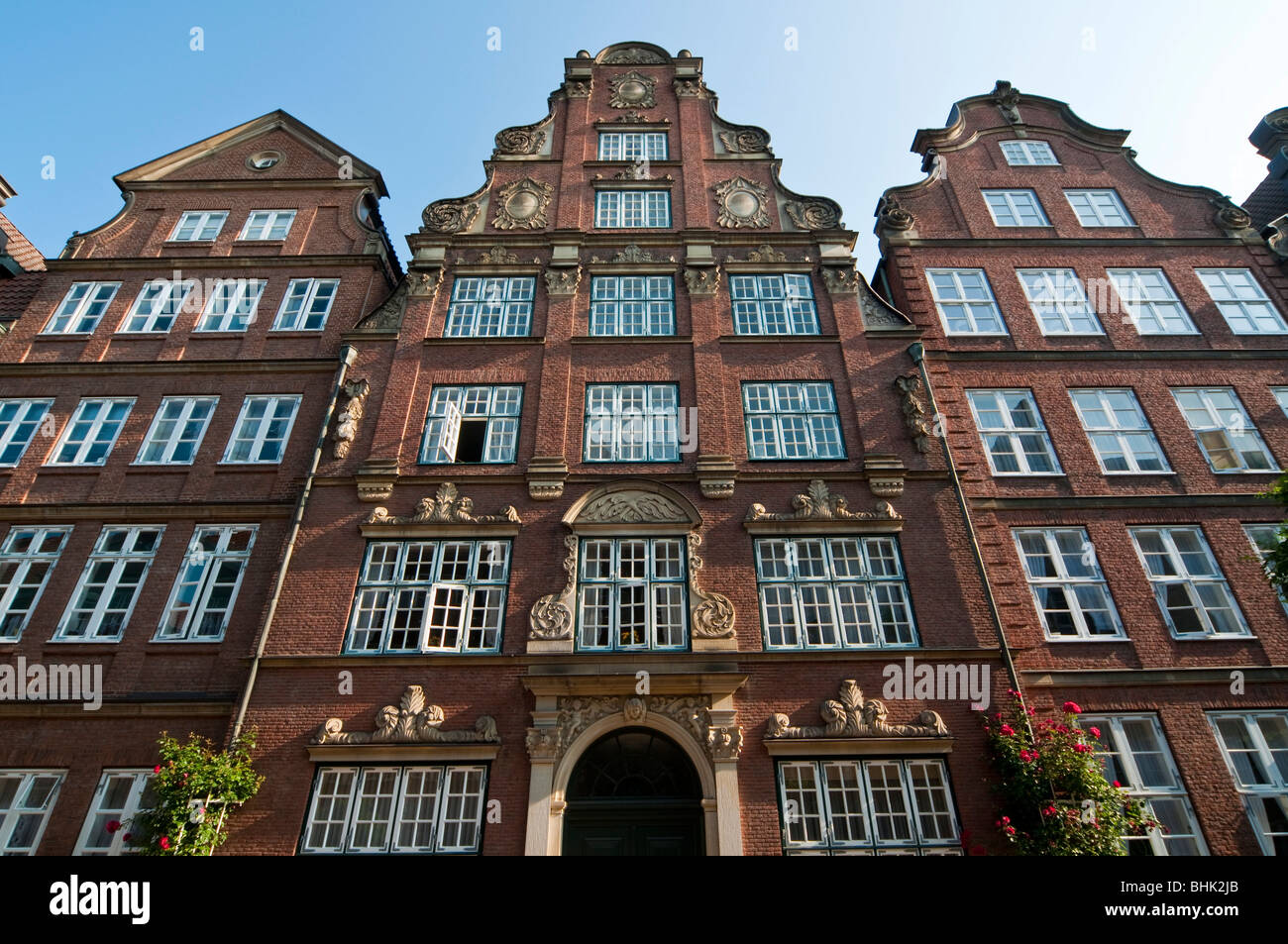 historisches Haus in der Peterstrasse, Hamburg, Deutschland ...