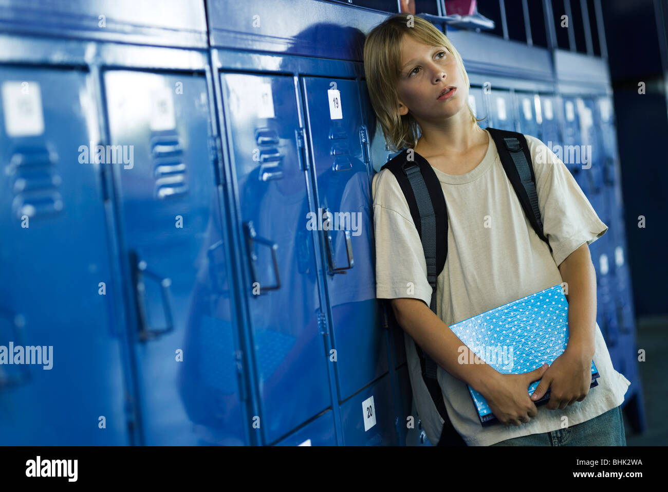 Tween boy locker hi-res stock photography and images - Alamy