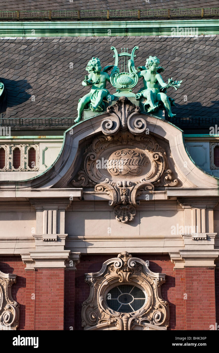 detail of Music Hall, Johannes-Brahms-Platz, Hamburg, Germany Stock ...