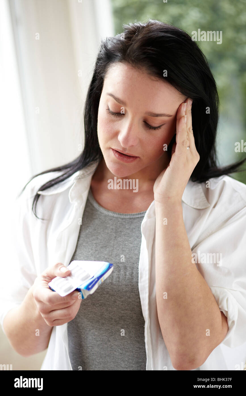 Woman hung over hi-res stock photography and images - Alamy