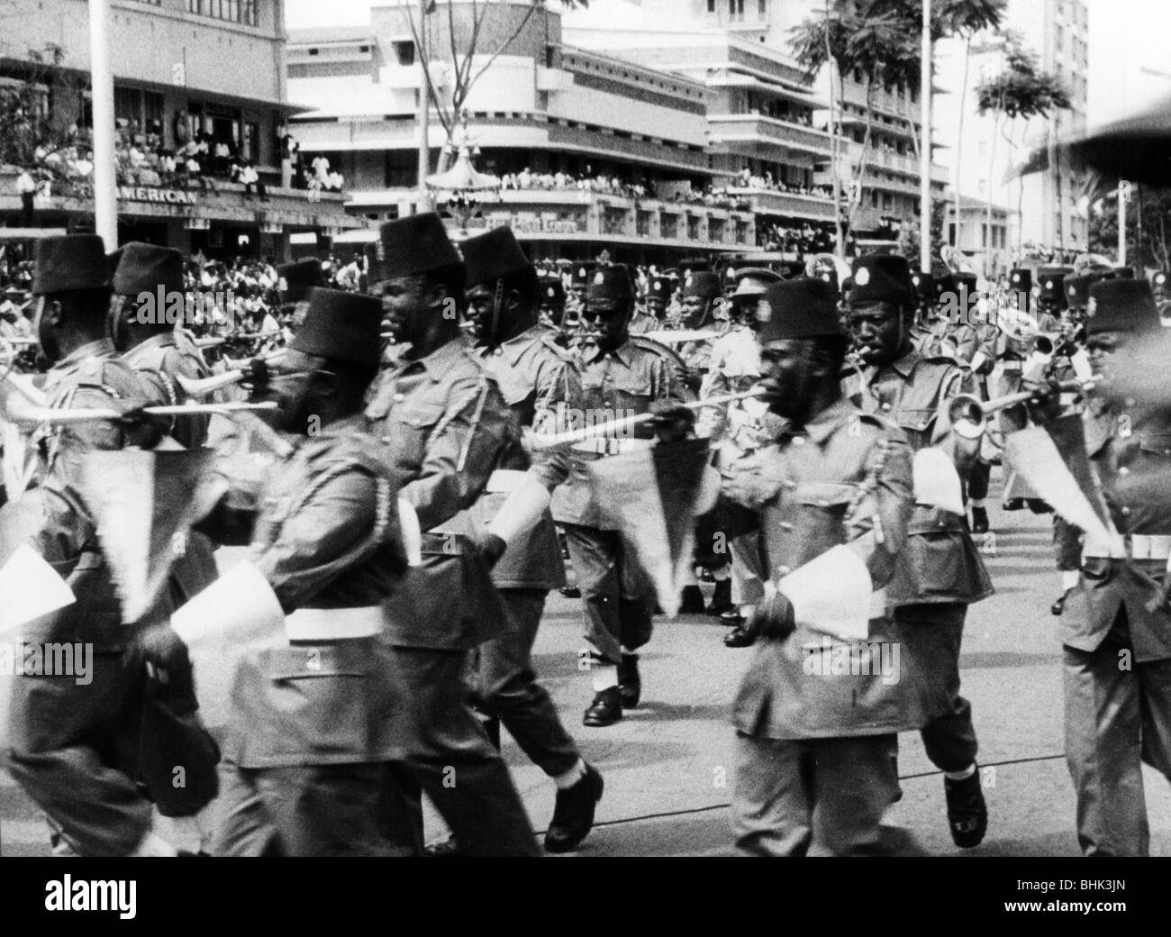 military, Congo, army, infantry, parade in Leopoldville, musicians, 22. ... military, Congo, army, infantry, parade in Leopoldville, musicians, 22. ...