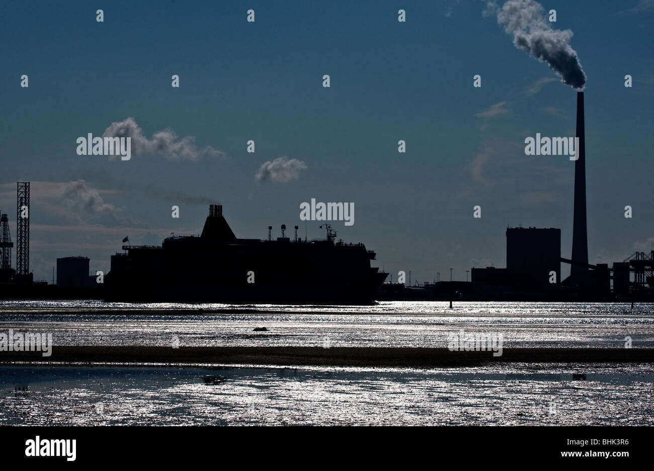 Port of Esbjerg Stock Photo - Alamy