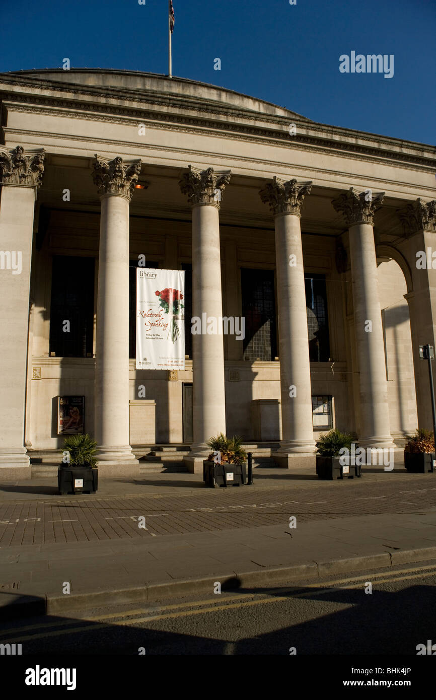 Central Reference Library in St Peter's Square Manchester Stock Photo ...