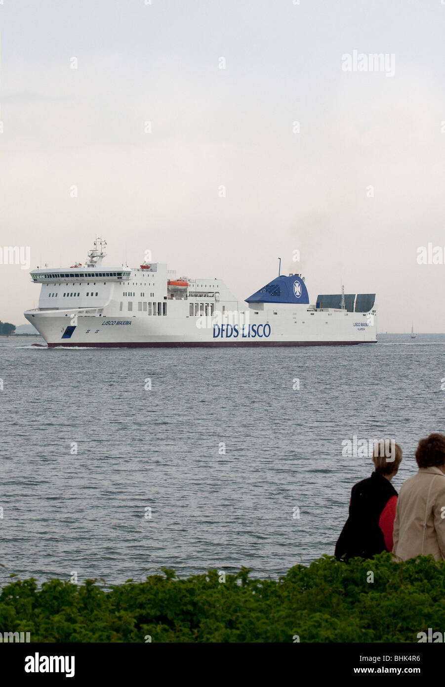 The DFDS Lisco ferry Lisco Maxima approaches Kiel Stock Photo - Alamy